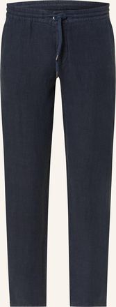 Alberto Leinenhose House Im Jogging-Stil Tapered Fit blau