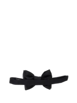 Tom Ford Mens Bow Tie Black Silk Ties &