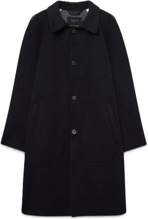 Palt&ograve; Homme, Manteaux, Bleu, Taille: 2XL Manteau crois&eacute; en m&eacute;lange de laine