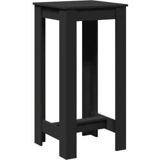 vidaXL Bartisch Schwarz 51x50x103,5 cm Holzwerkstoff - Vidaxl