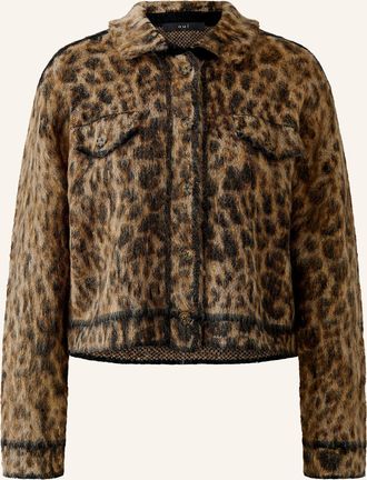 Oui Strickjacke braun
