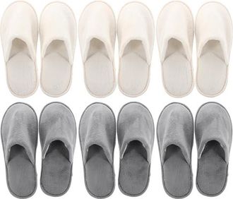 BESPORTBLE Lot de 6 paires de dint&eacute;rieur lavables et confortables, unisexes, chauds et antid&eacute;rapants. Id&eacute;aux pour hommes et femmes, ils conviennent parfaitement 