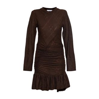 Iro Harmony Minikleid - - Dresses - Damen - Braun - L
