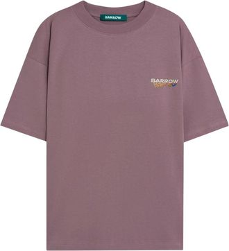 Barrow Barrow, Homme, Tops, Rose, Taille: S T-shirt en jersey