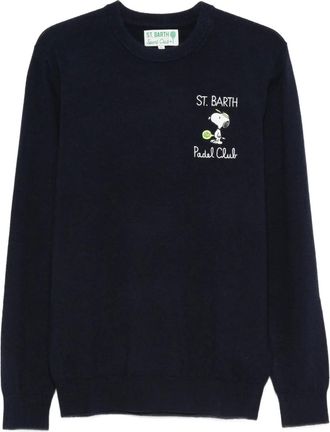 MC2 Saint Barth sweat à imprimé graphique - Bleu