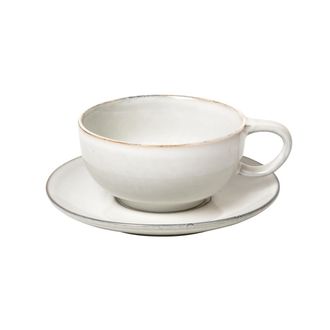 Broste Copenhagen Broste Copenhagen 14533221 Nordic Sand Tasse mit Untertasse, Steinzeug,25ml