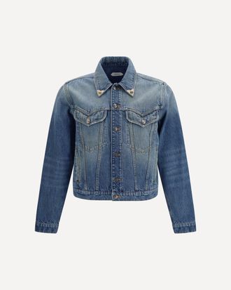 Versace Stonewashed denim Jacket Male 48