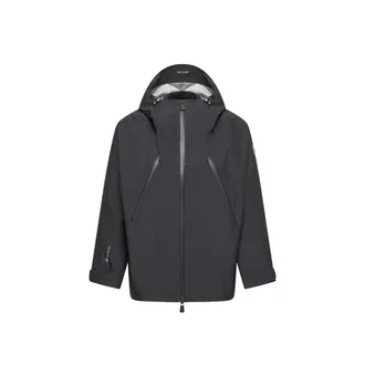 Moncler Moncler Veste &Agrave; Capuche En Gore-tex Santec, Femme, Bleu, Taille: 0