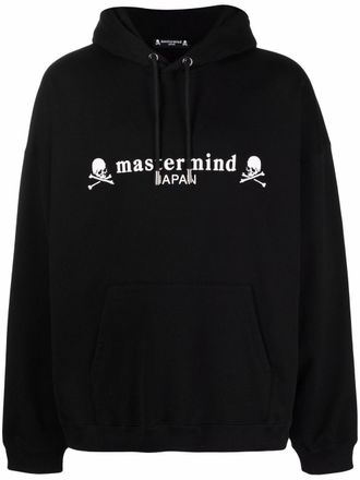 MASTERMIND WORLD hoodie à imprimé tête de mort - Noir