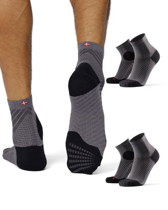 Danish Endurance Performance Laufsocke 2-Pack Schwarz/Grau 43-47