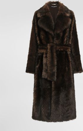 Dolce & Gabbana Mantel Aus Lammfell Mit Einreihiger Knopfleiste - Mann M&auml;ntel Und Jacken 52