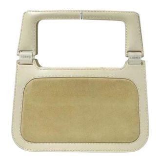 Loewe Pre-owned Wildleder Handtasche - - Pre-owned - Damen - Beige - ONE SIZE
