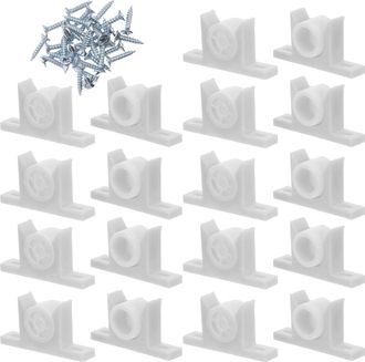 TOPBATHY 30 St&uuml;ck Kunststoff Schubladenclips mit Schrauben Schrankverschl&uuml;sse f&uuml;r K&uuml;chenschr&auml;nke Kleiderschr&auml;nke und M&ouml;bel Druckverschl&uuml;sse mit Kugelverschluss