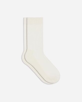 Arket Sportliche Baumwollsocken -Wei&szlig;