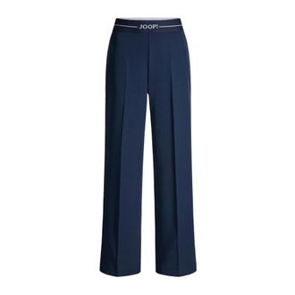 Joop Logo-Belt Wide Hosen - - Trousers - Damen - Blau - M