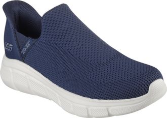 Skechers Herren Bobs B Flex Resilient Edge Sneaker, Navy Textile, 42.5 EU