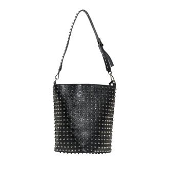 John Richmond Femme, Sacs, Noir, Taille: ONE Size Sac Seau avec Cha&icirc;ne et D&eacute;tails D&eacute;coratifs