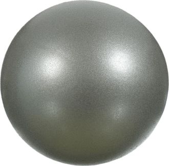 Generic 23 cm (9) weiches Fitnessstudio - perfekt f&uuml;r Yoga-&Uuml;bungen, Rumpftraining, Kraft Stabilit&auml;t, aufblasbarer Strohhalm f&uuml;r einfaches Aufblasen (Grey, One