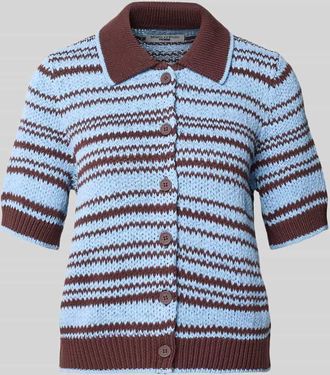 Marc O'Polo Denim Boxy Fit Strickjacke aus Baumwoll-Mix