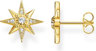 Thomas Sabo Thomas Sabo Ohrstecker Stern gold vergoldetes Silber H2081-414-14