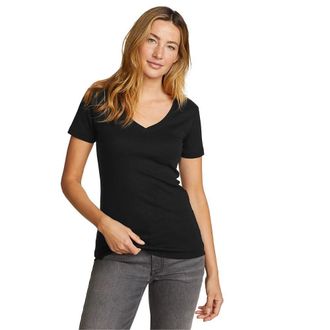 Eddie Bauer Womens Favorite Short-Sleeve V-Neck T-Shirt