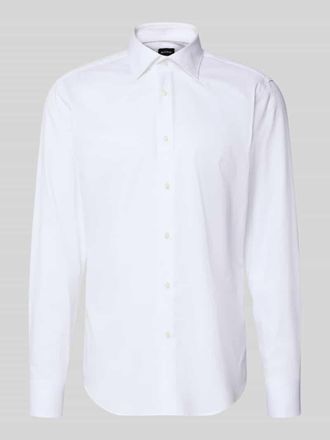 HUGO BOSS Regular Fit Businesshemd aus Baumwoll-Mix