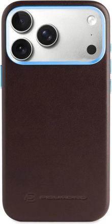 Piquadro Leder MagSafe H&uuml;lle f&uuml;r iPhone 18 Pro Max 6-9 Zoll - - Accessories - unisex - Braun - ONE SIZE