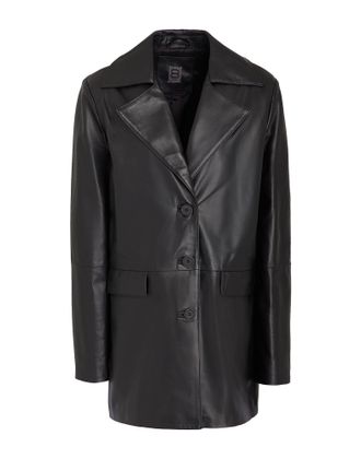 8 by YOOX LEATHER COAT