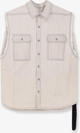 Rick Owens Sleeveless denim jacket - DRKSHDW - gender_Man