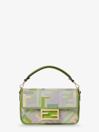 Fendi Baguette Mini multicolored FF fabric crossbody bag - FENDI - gender_Woman
