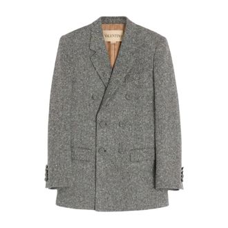 Valentino Garavani Veste crois&eacute;e - Homme - Vestes - Gris - Taille: XL