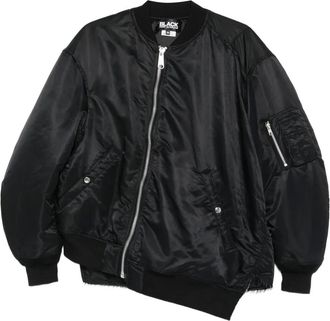 Comme Des Garçons veste bomber MA-1 à design asymétrique - Noir