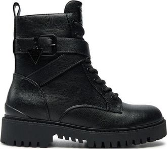 Guess Schnürstiefeletten Olsy FLFOLS ELE10 Schwarz