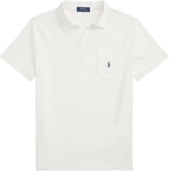 Polo Ralph Lauren Homme, Tops, Blanc, Taille: XL Polo en maille
