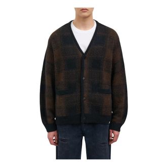 Carhartt Work in Progress Cardigan Everson Misto Alpaca - - Knitwear - Herren - Gr&uuml;n - S