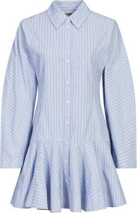 Ganni Robe chemise en coton