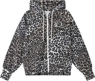 10 Days Femme, Sweatshirts et sweats &agrave; capuche, Gris, Taille: 36 FR Soft Scuba Sweat &agrave; capuche Leopard
