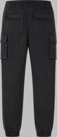 Rick Owens Mens Cargo Jeans Mastodon Cut Black Cotton