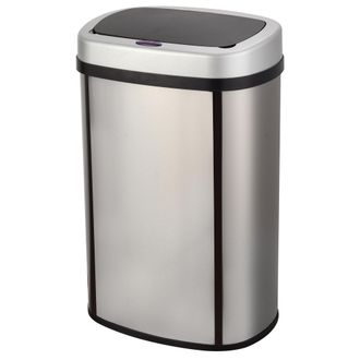 Kitchen Move Automatischer 58-Liter-M&uuml;lleimer aus Edelstahl - bat-58ls06a silvery