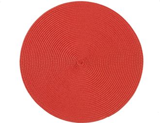 Stuco Tischset rund Polypro rot, 6 St&uuml;ck. 2003-1