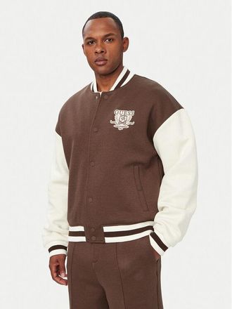 Guess Bomberjacke Z6YL07 K5007 Braun Regular Fit