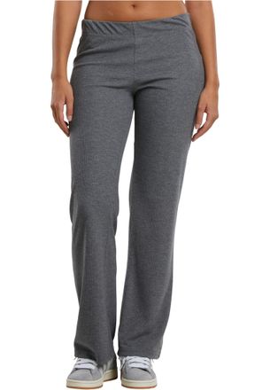 Urban Classics Ladies Rib Pants darkgreymelange, XL
