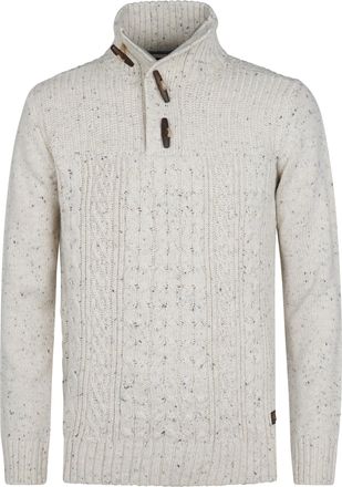 Petrol Industries Pullover mit Rippenstrick Hamilton Wei&szlig; XXL