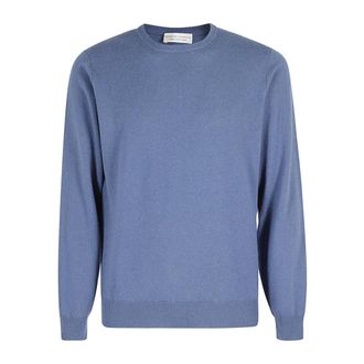 FILIPPO DE LAURENTIIS Kaschmirwolle Pullover - - Knitwear - Herren - Blau - 4XL