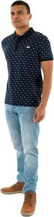 Kaporal Polo Manches Courtes, pour Homme, 100% Coton_Bio, Coupe Regular, Col Polo, Couleur Navy, Taille M