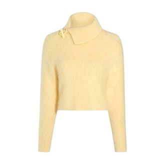 Jacquemus Femme, Pulls, Jaune, Taille: 34 FR Marina Sweater