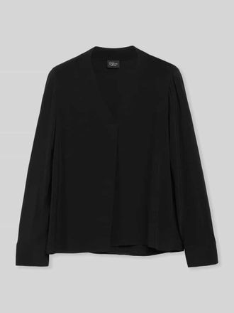 s.Oliver Black Label Langarmbluse mit Faltenfront