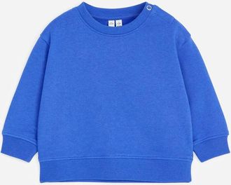 Arket Sweatshirt Aus Baumwolle -Blau