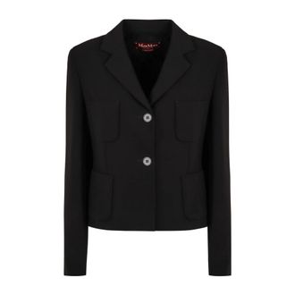 Max Mara Femme, Vestes, Noir, Taille: 40 FR Blazer Tailleur