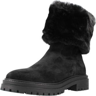 Geox Femme D Iridea Bottes de cheville, Noir 022,38 EU